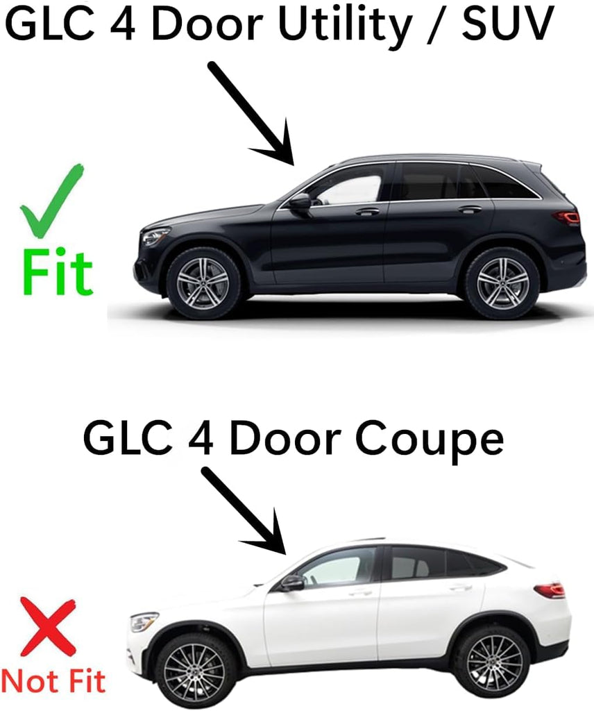 Back Tailgate Window Back Glass Compatible with Mercedes Benz GLC-Clas ...