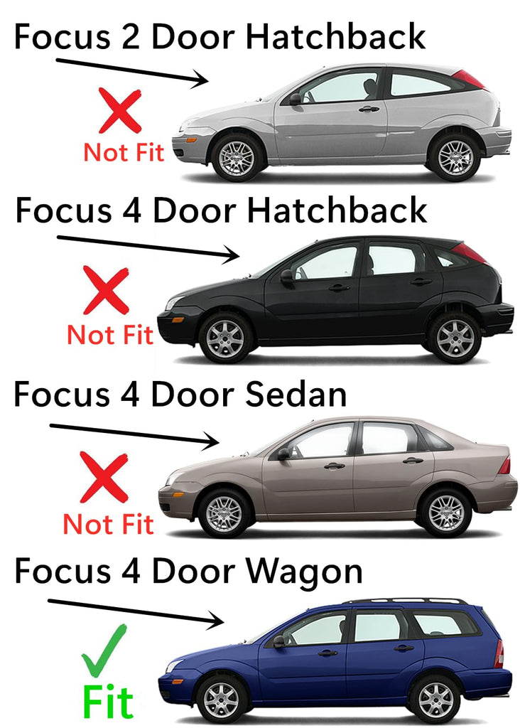 Driver Left Side Rear Quarter Glass Window Compatible with Ford Focus ...